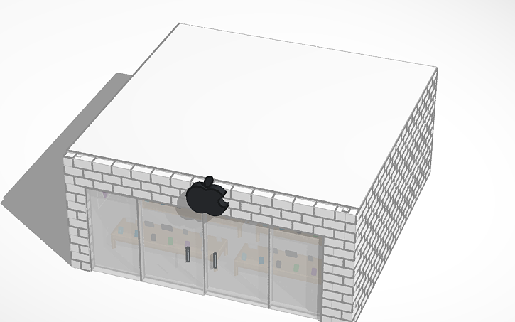 3D design Apple store - Tinkercad