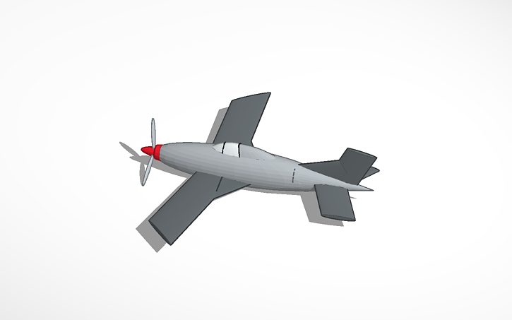 3D design The Next Aircraft Design - Tinkercad