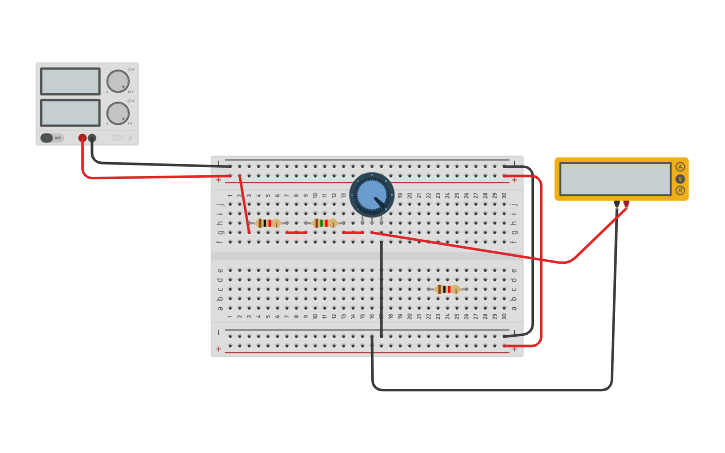 Circuit Design Lab 5 Circuito C Tinkercad