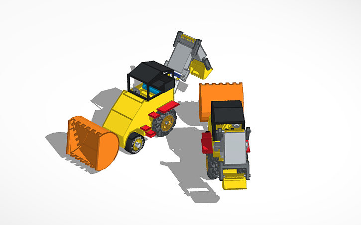 3D design JCB - Tinkercad