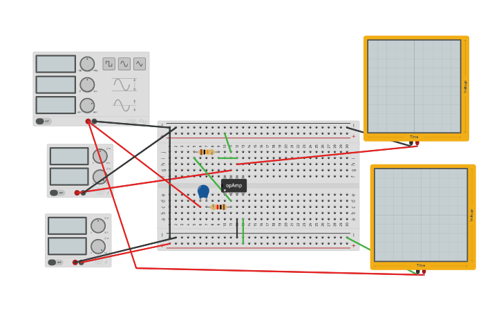Circuit design Copy of differential amplifier | Tinkercad