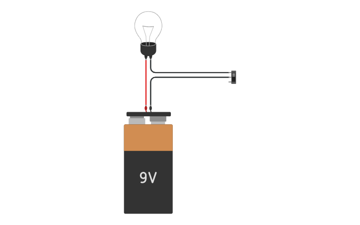 Circuit design Simple circuit - Tinkercad