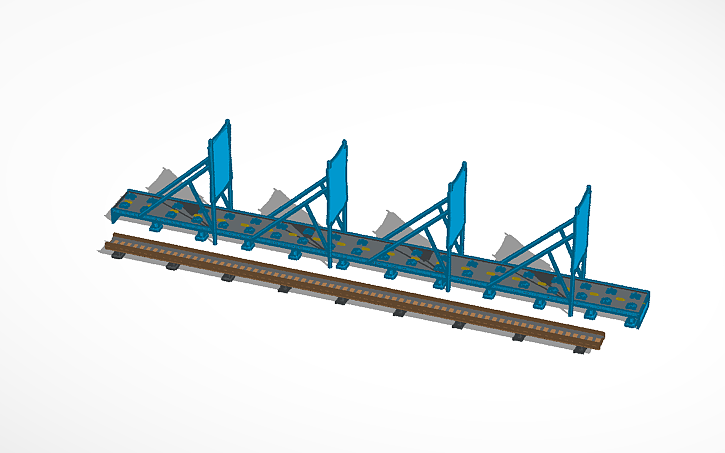 3D design Simple bridges. - Tinkercad