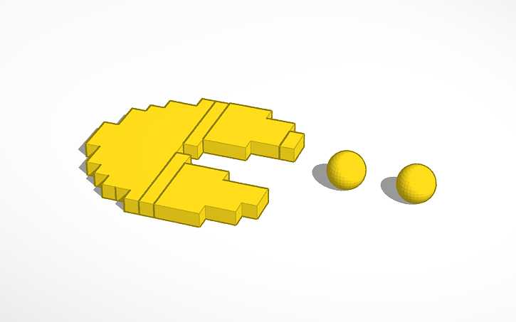 3D design Pac-Man | Tinkercad