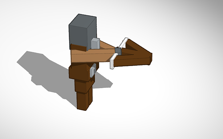 3D design MINECRAFT PILLAGER - Tinkercad