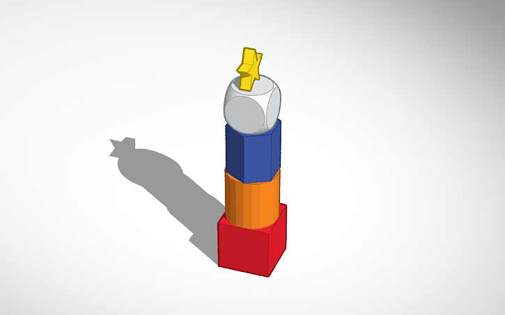 3D design The Tower Of Random Shapes - Tinkercad