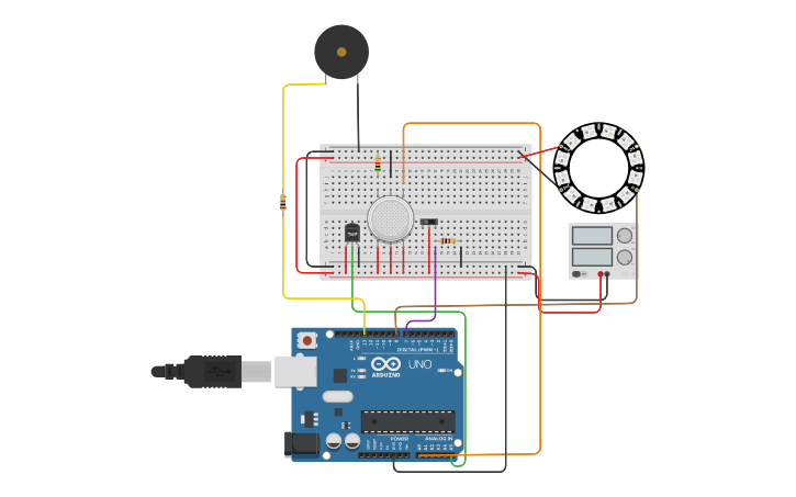 Circuit design Ana Sofia Aguirre Taller #6 | Tinkercad