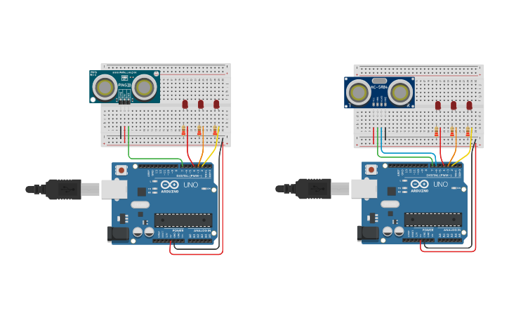 Circuit design Livia_Ultrasonic Distance Sensor in Arduino With ...