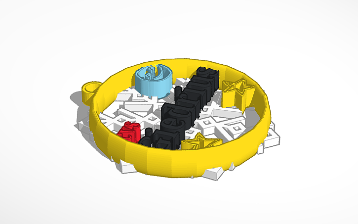 3D design Decoration G - Tinkercad