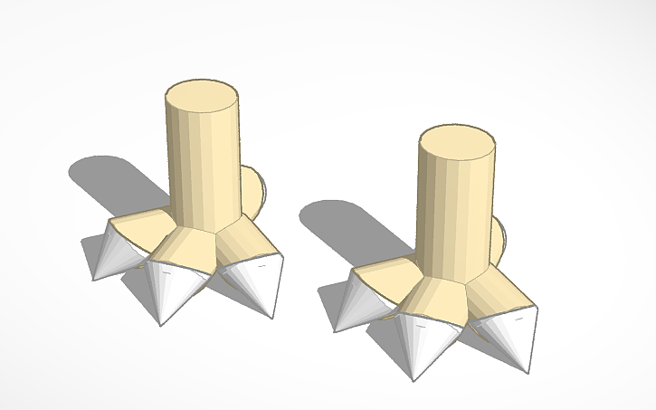3D design Bird Claws - Tinkercad