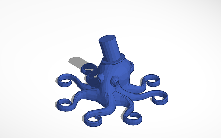 3D design Copy of Tiny Octopus | Tinkercad