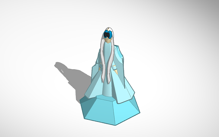 3D design elsa from frozen | Tinkercad