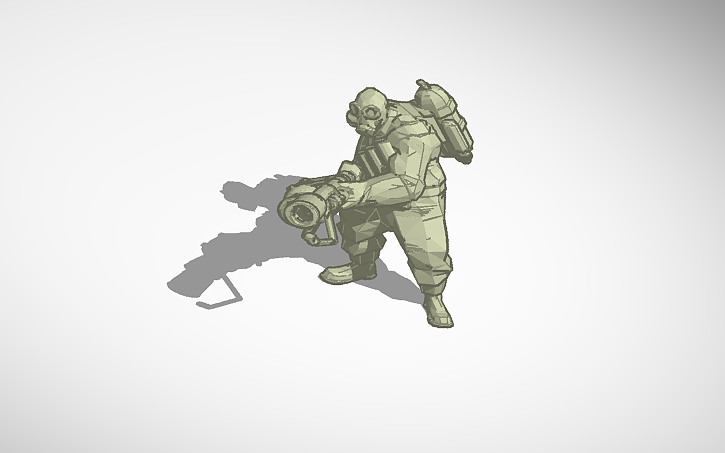 3D design TF2 pyro - Tinkercad