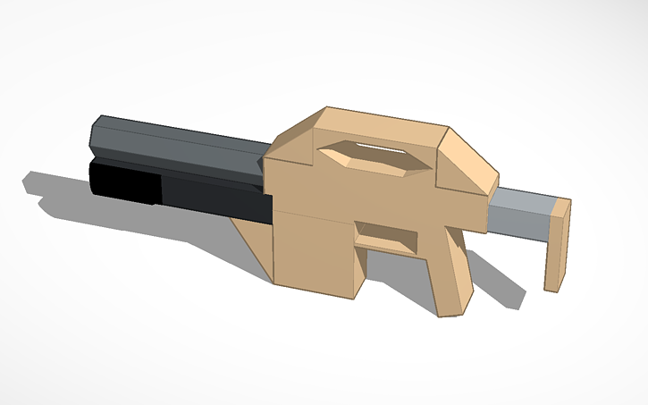 3D design USCM Pulse Rifle - Tinkercad
