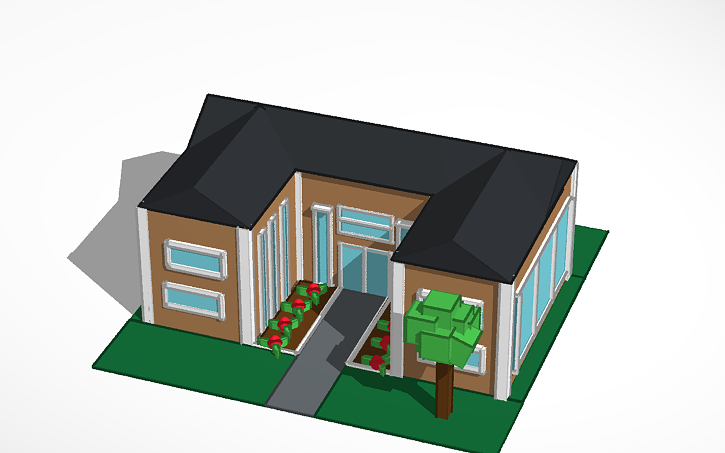 3D design Huge House - Tinkercad