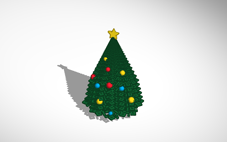 3D design 3D Christmas Tree 2 - Tinkercad