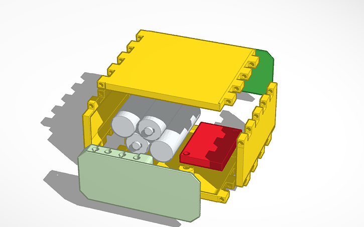 3D design 250 box assembly - Tinkercad