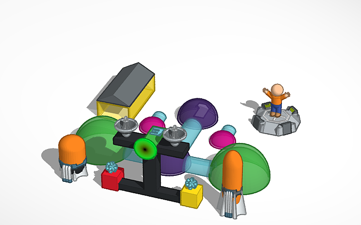 3D design base lunar. - Tinkercad