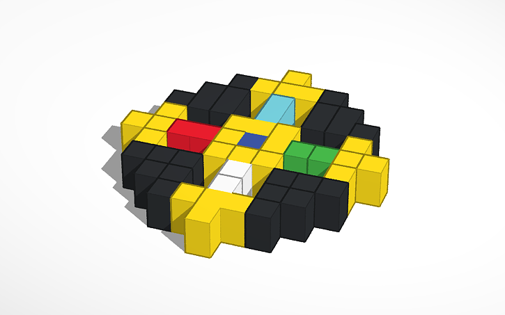 3D design Minecraft Story Mode Amulet - Tinkercad