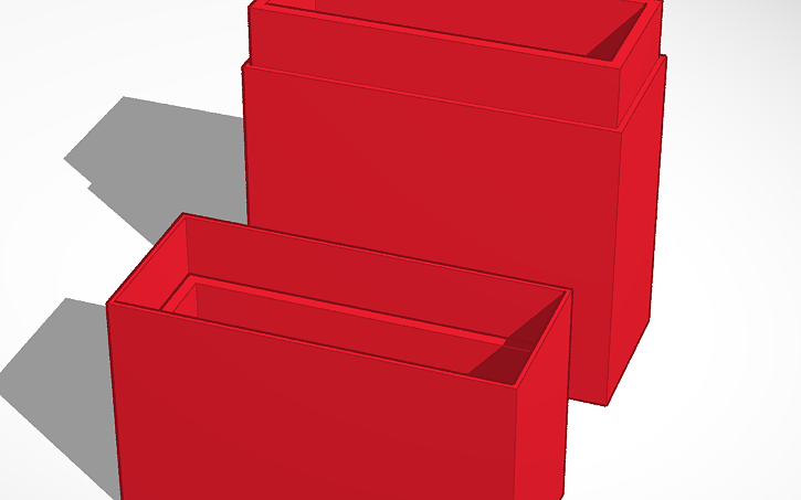 3D design Card Box - Tinkercad