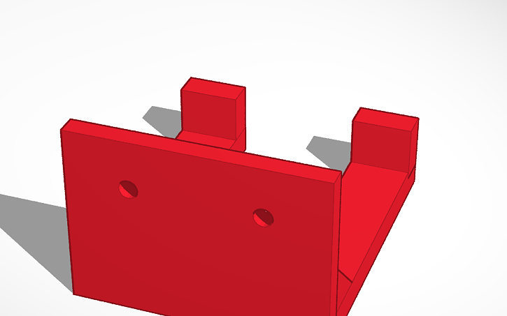 3D design Barcode Scanner Holder - Tinkercad