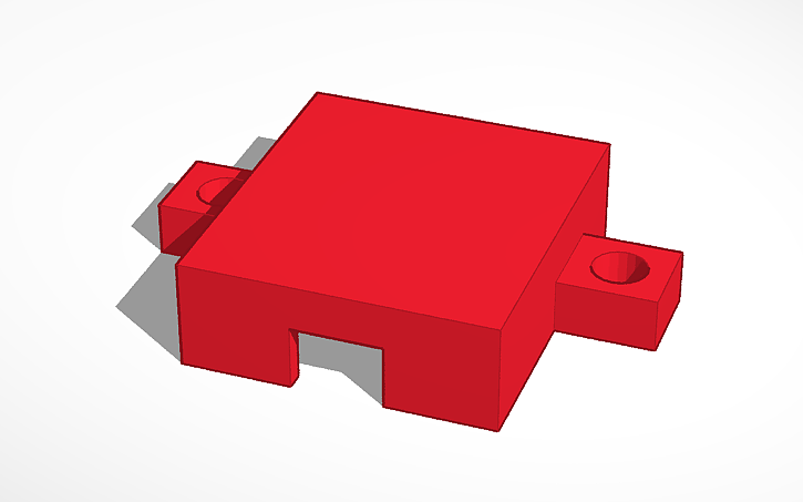 3D design Micro SD Breakout Mount - Tinkercad