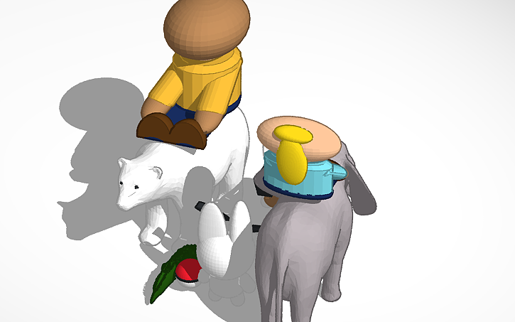 3D design Pokemon battle. - Tinkercad