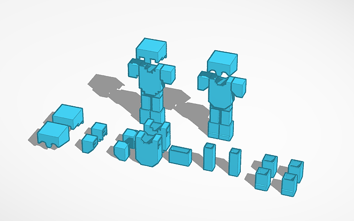 3D design Minecraft Armour - Tinkercad