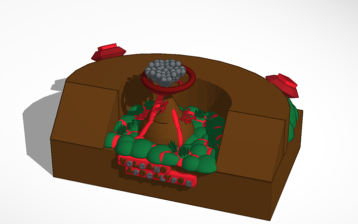 3D design Volcano Apocalypse | Tinkercad