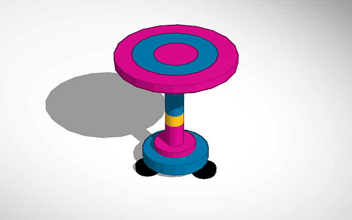 3D design coffee table 3D | Tinkercad