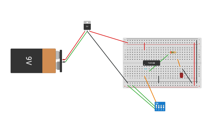 Circuit Design Nand As Not Tinkercad