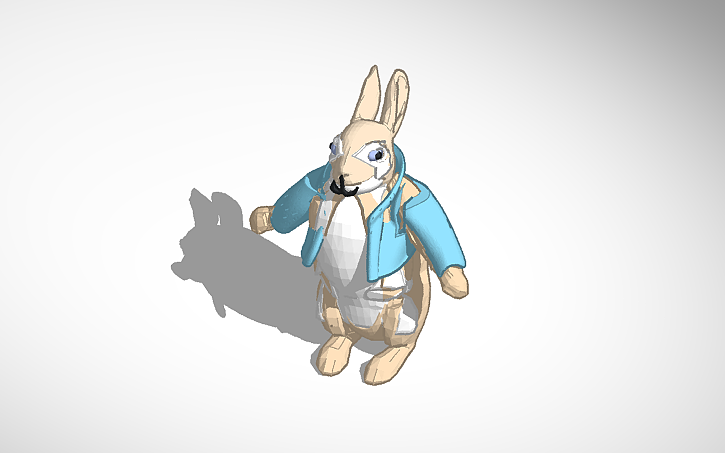 3D design Cottontail (SHE GOT 2 YEARS, HAPPY BIRTHDAY) - Tinkercad