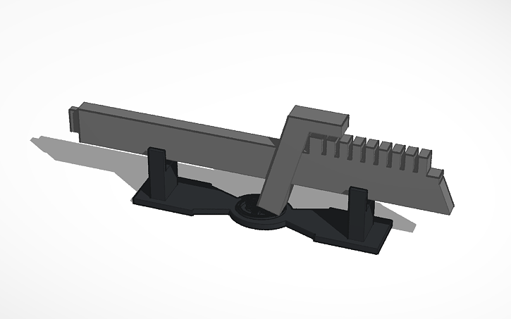 3D design Darksaber Stand w/ Darksaber | Tinkercad