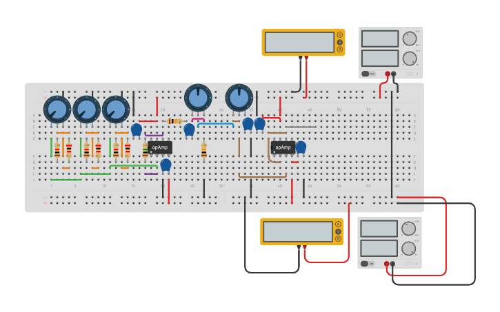 Circuit design EMC_E2 - Tinkercad