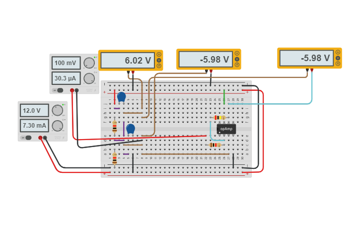 Circuit Design Rangkaian 2 Tinkercad