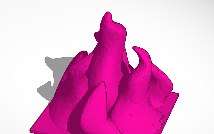 3D design Dumpster Flames | Tinkercad