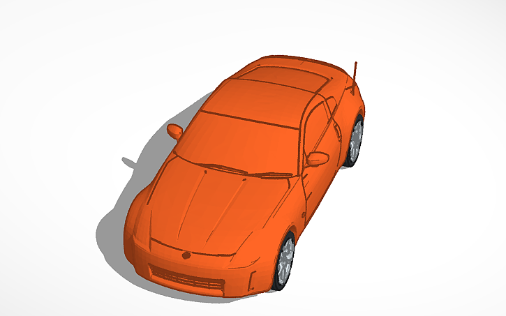 3D design 2014 Nissan 350Z - Tinkercad