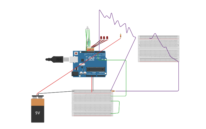 Circuit design Tool and wire - Tinkercad