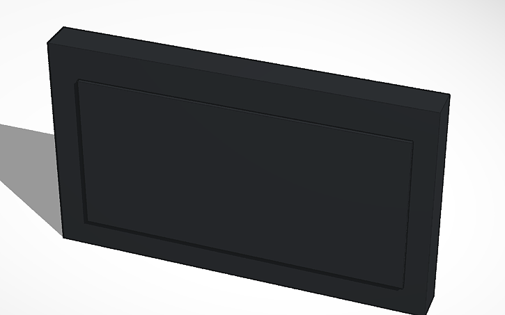 3D design Picture Frame - Tinkercad