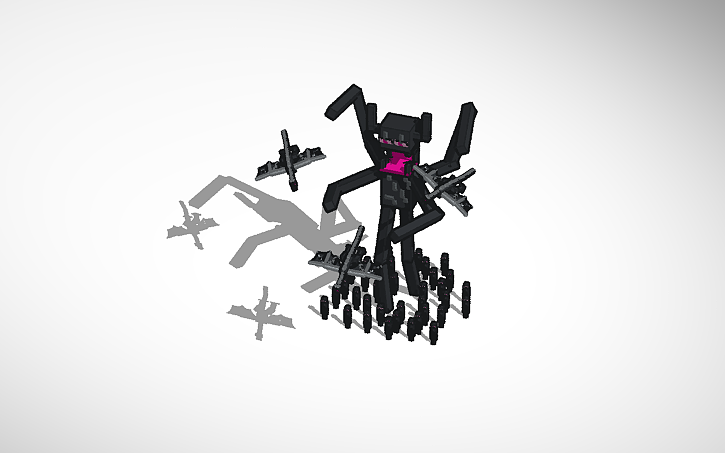 3D design UPDATE! The Mutant Ender Colossus (credit to Lewis Baird ...