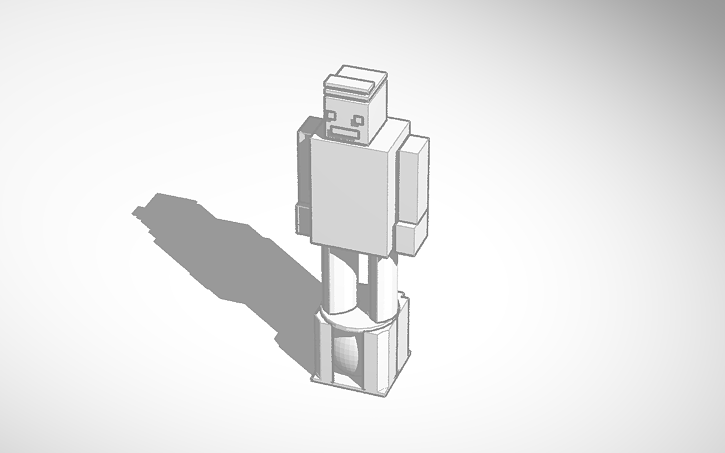 3D design statue of statue - Tinkercad
