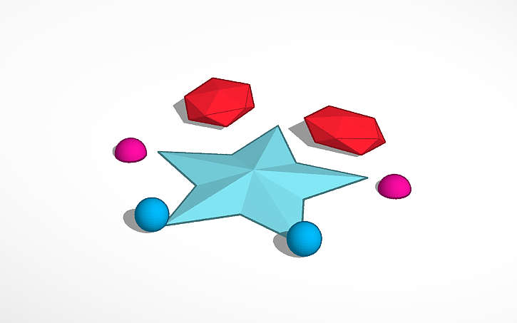 3D design The star - Tinkercad
