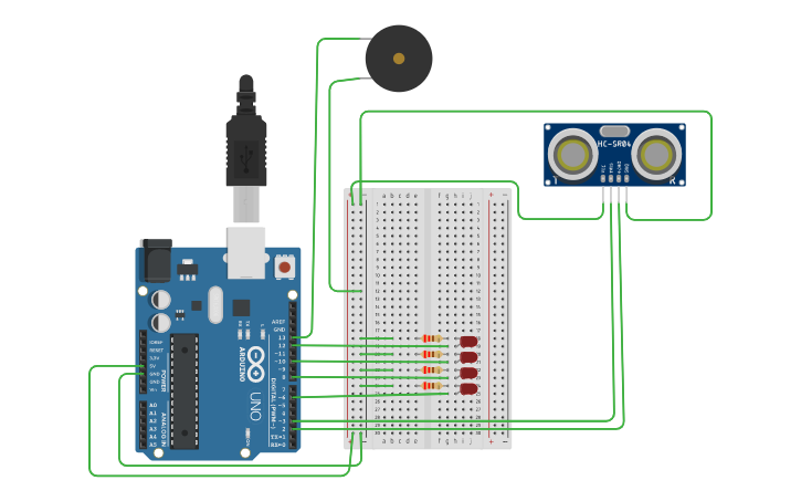 Circuit design Proximity Sensor Emma Alonso García 3A | Tinkercad Circuit design Proximity Sensor Emma Alonso García 3A | Tinkercad