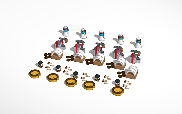 3D design Game Pieces | Tinkercad