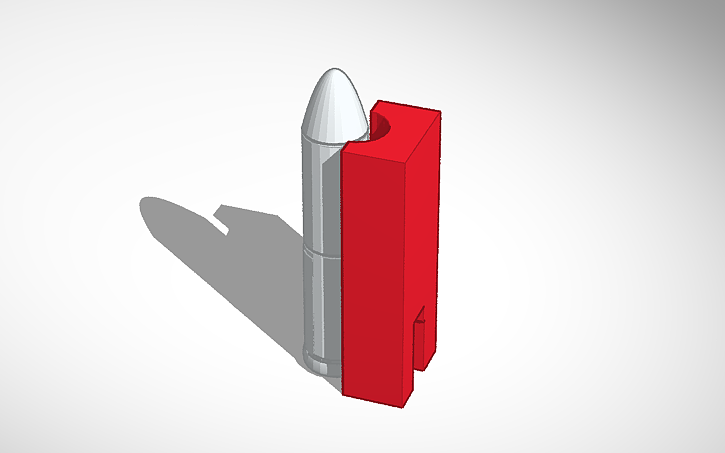 3D design simple rocket ship - Tinkercad