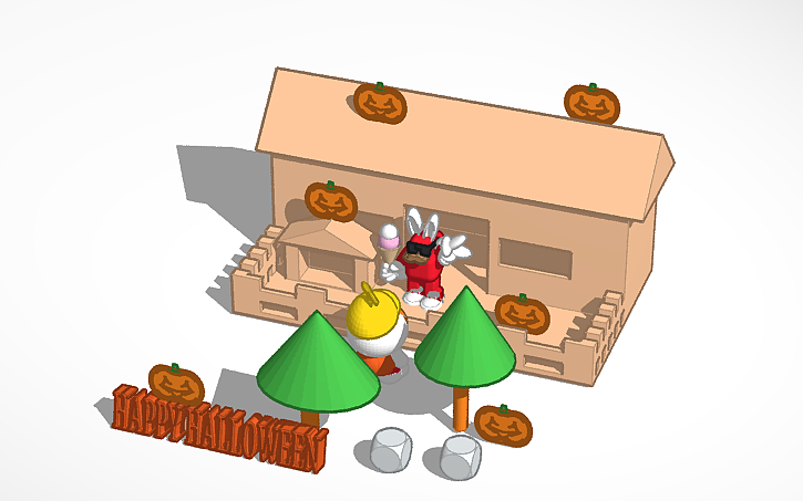 3D design 🍬👻HAPPY HALLOWEEN🎃🕷️ 2020 - Tinkercad