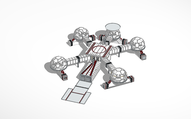 3D design SHADO Moonbase - Tinkercad