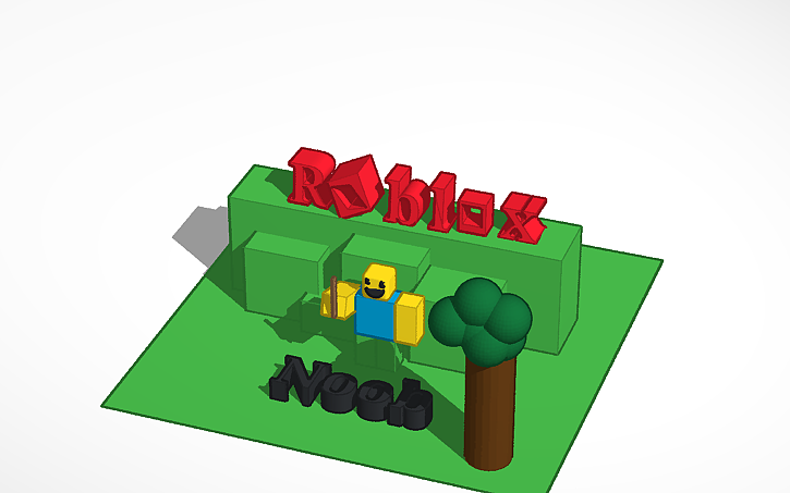 3D design Roblox Noob | Tinkercad