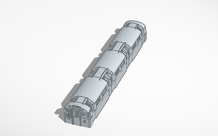3D design 1973 stock OO 1:76 scale body London Underground tube train ...