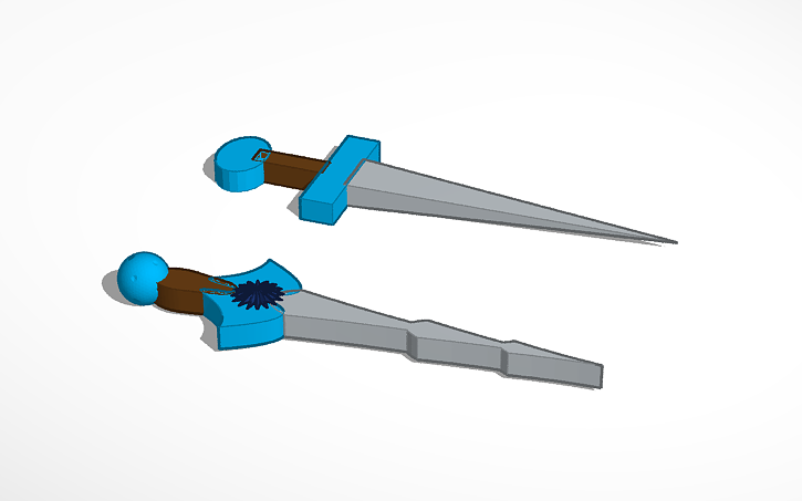 3d Design Base Swords Tinkercad